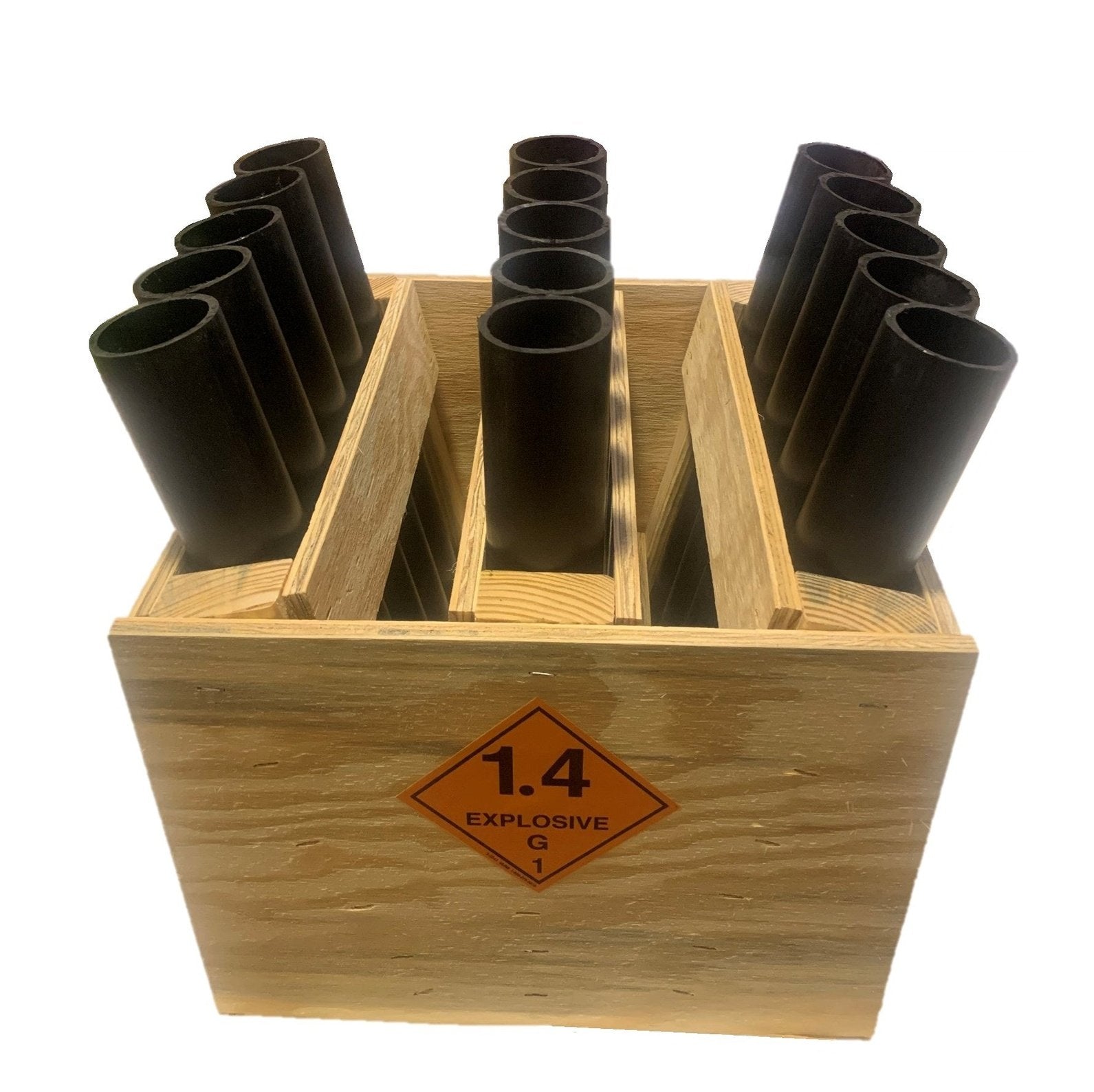 2" Display 15 Shot Rack ~ fan – Mortar Rack
