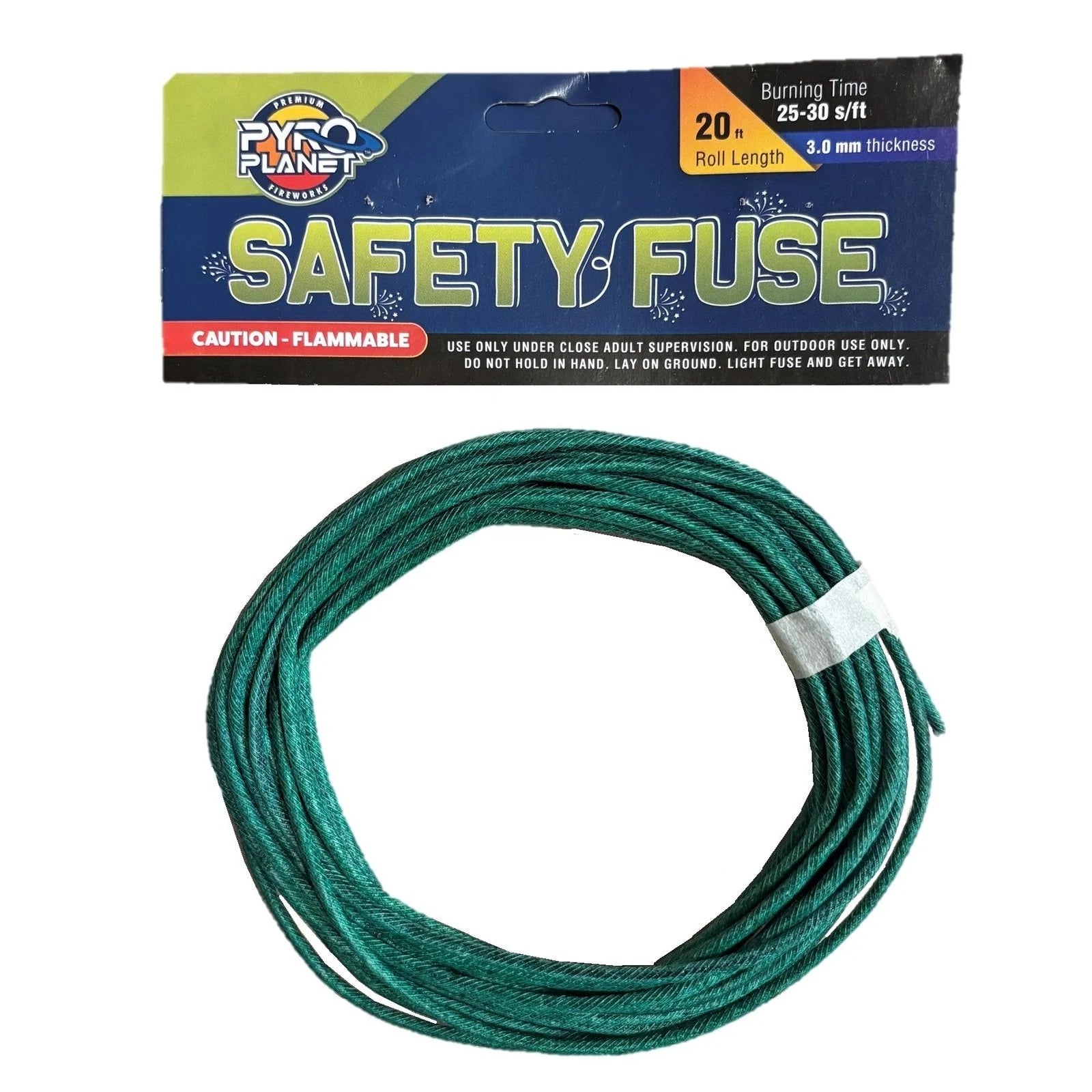 SAFETY FUSE 3MM (25-30 SEC PER FT) - 20 FT – Mortar Rack
