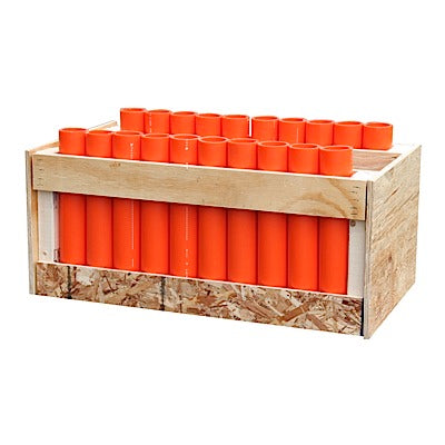 20 Shot Rack - Straight - with 12" DR-11 Mortars – Mortar Rack