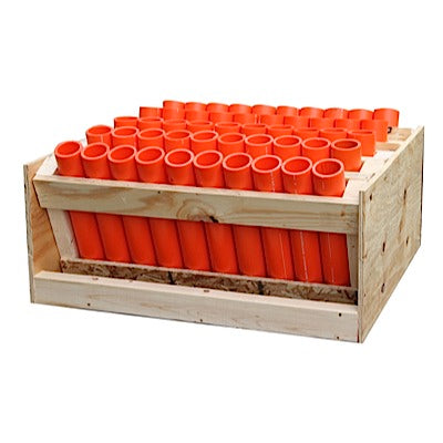 50 Shot Rack - Fan - with 12" DR-11 Mortars – Mortar Rack